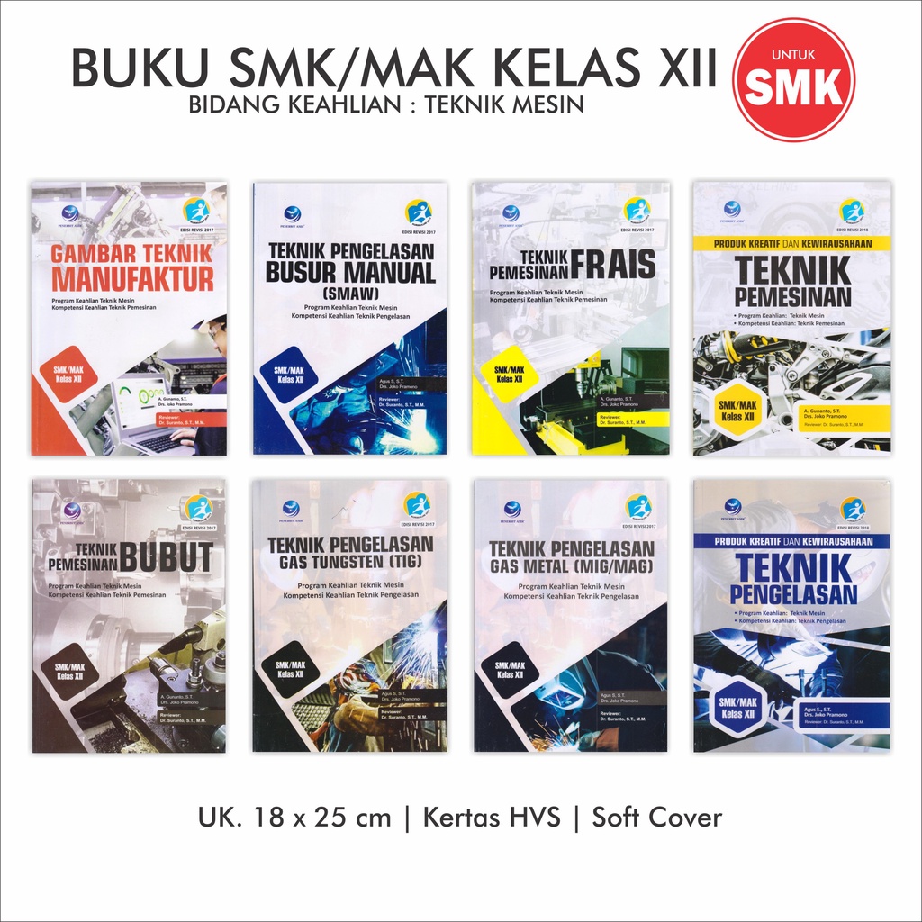 Jual Buku Sekolah SMK : Buku Bidang Teknik Mesin SMK MAK Kelas XII ...