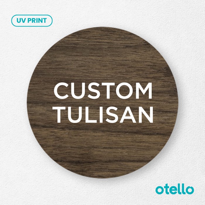 Jual Jual Custom Signage Costum Sign Board Kayu Print Tulisan Papan ...