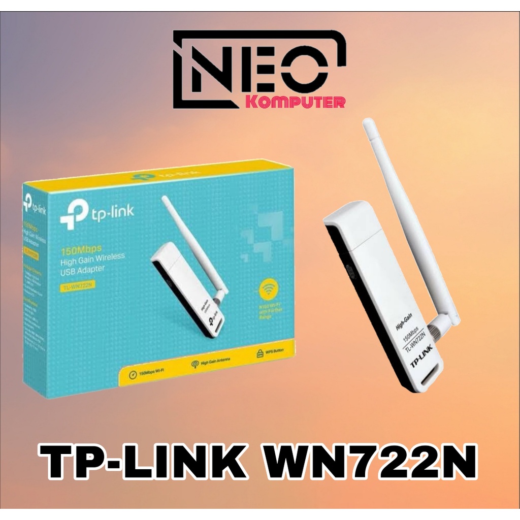 Jual USB WIFI ADAPTER TP LINK TL-WN 722 N (USB WIFI) | Shopee Indonesia