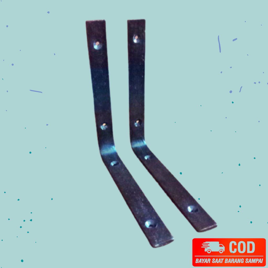 Jual Braket Rak Gantung Melayang / Bracket Penyangga Papan Kayu ...