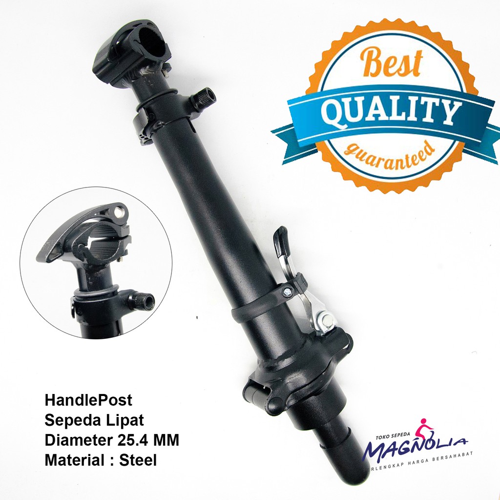 Jual Handle Stem / Handle Post Sepeda Lipat 25.4 MM Lengkap dengan Stem ...