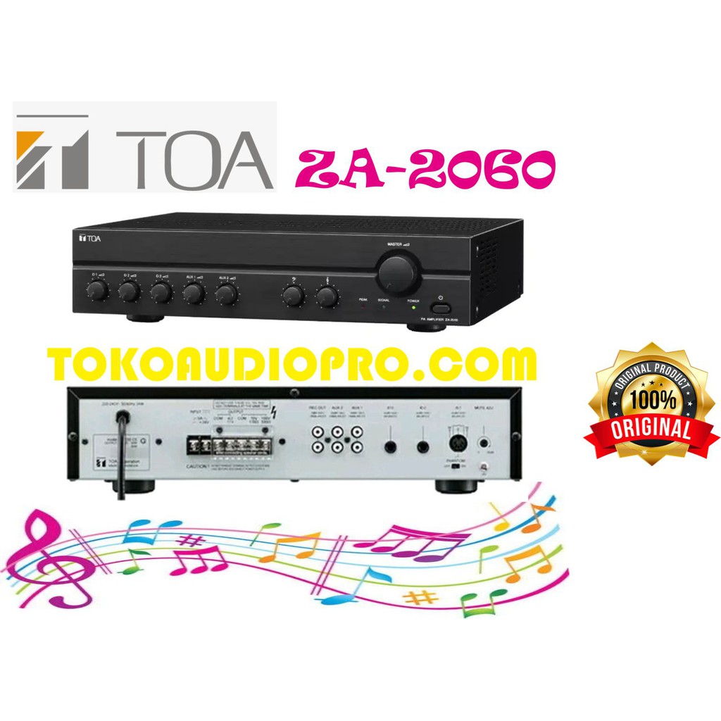Jual Toa ZA2060 PA Power Amplifier Masjid Toa ZA-2060 Mixer Amplifier | Shopee Indonesia