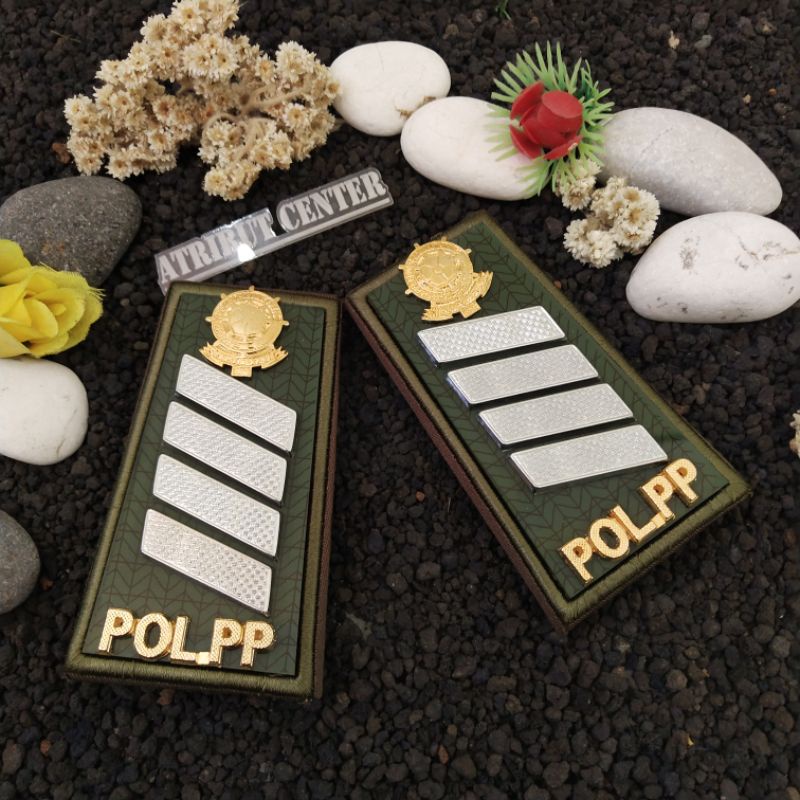 Jual Pdh Pol pp 2D Logo Setir Kain Akrilik | Shopee Indonesia