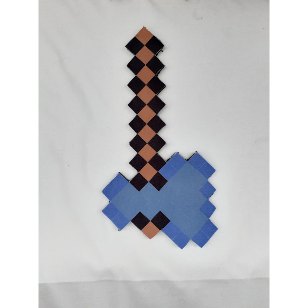 Jual Senjata Foam Blue Axe Kapak Kampak Weapon Minecraft Kado Mainan ...