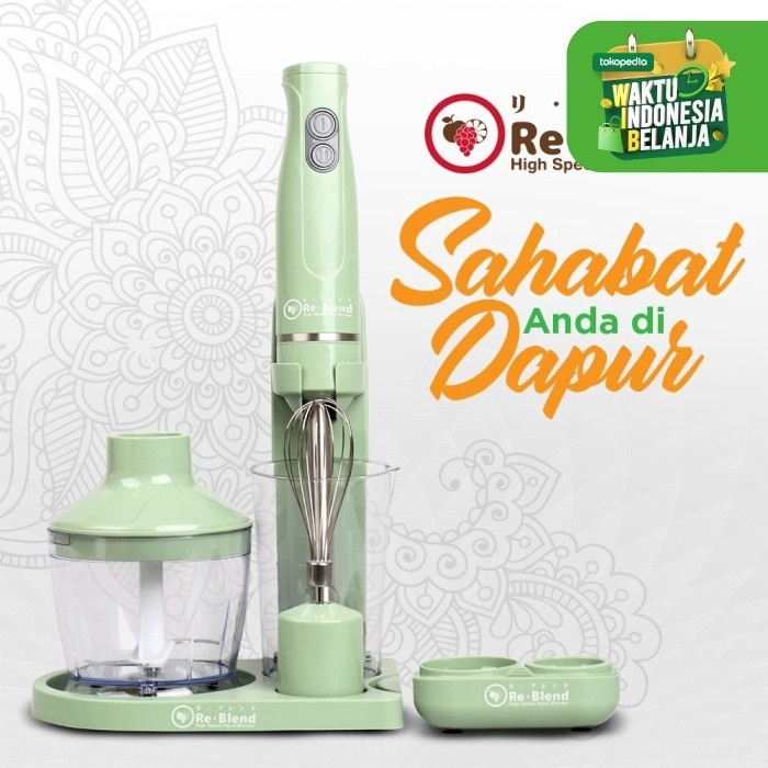 Jual RB Blend High Speed Hand Blender | Mixer Tangan Elektrik ...
