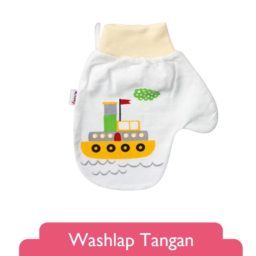 Jual LIBBY Washlap Cotton Tangan Putih (1pcs) | Shopee Indonesia
