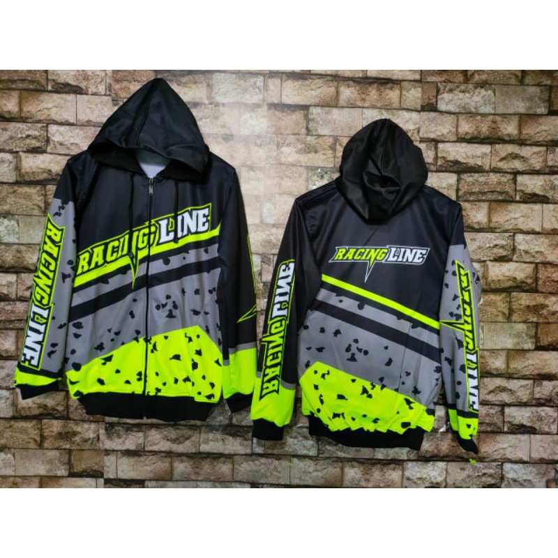 Jual Jaket Racing Line clothing bahan lotto | Shopee Indonesia