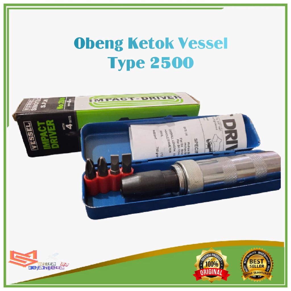 Jual IMPACT DRIVER 2500 OBENG KETOK VESEL 2500 MURAH Berkualitas ...