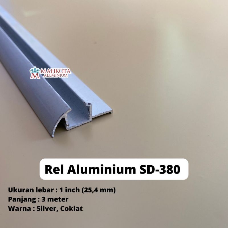 Jual REL SLIDING ALUMINIUM HUBEN SD-380 REL ETALASE | Shopee Indonesia