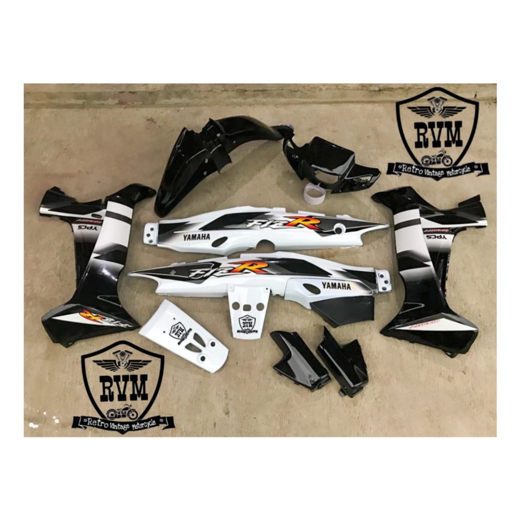 Jual Sepaket body FizR 2002 2003 paket body yamaha fiz r F1ZR hitam ...