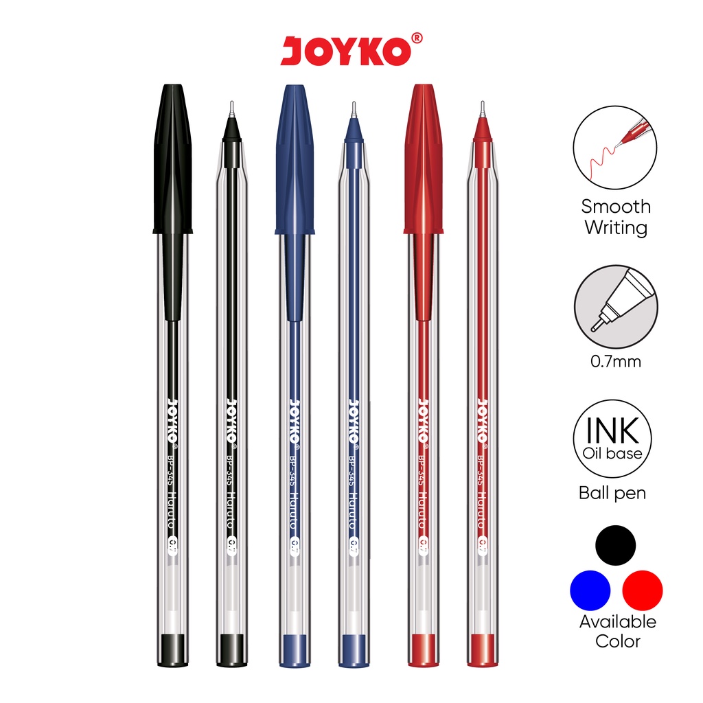 Jual Pulpen Murah Joyko Haruto BP-345 LUSIN | Shopee Indonesia