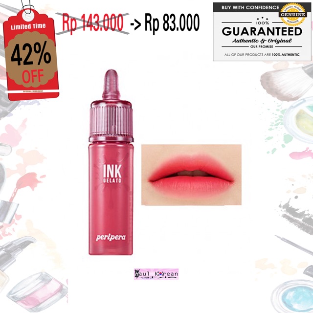 Jual Peripera Ink The Gelato 2018 Fall Collection Pink-Moment #10 ...