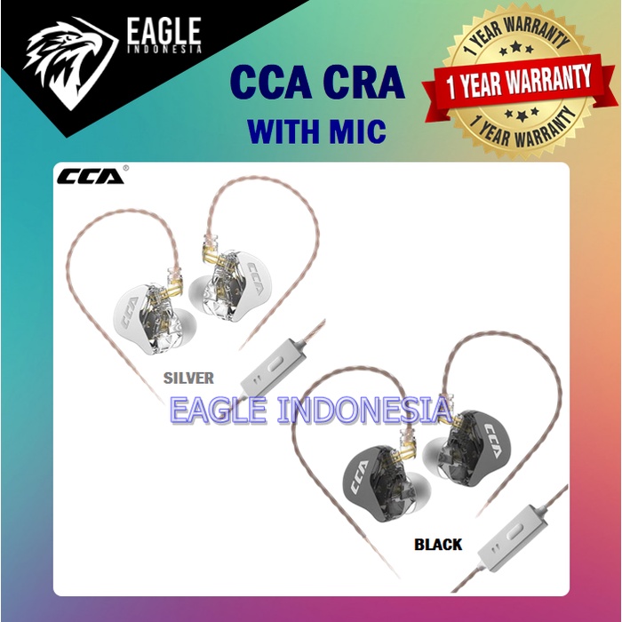 Jual CCA CRA High Polymer Diaphragm Monitor In Ear Monitor - WITH MIC ...