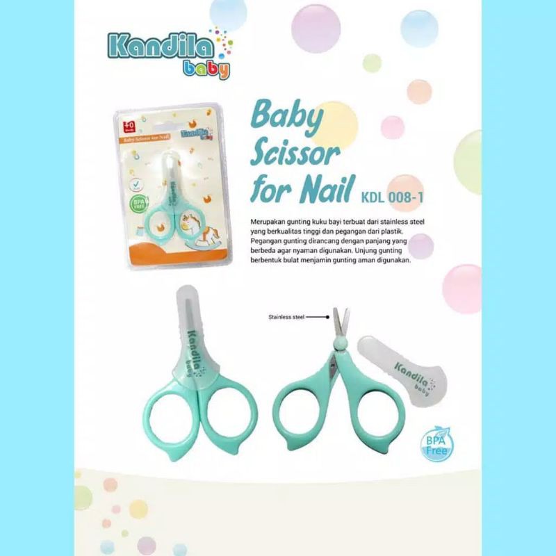 Jual Kandila Baby Scissor For Nail - Gunting Kuku Bayi | Shopee Indonesia