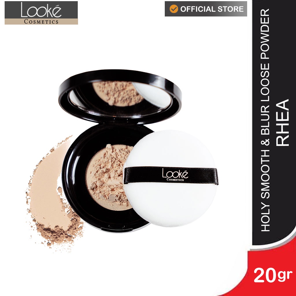 Jual Looke Holy Smooth & Blur Loose Powder Rhea | Shopee Indonesia