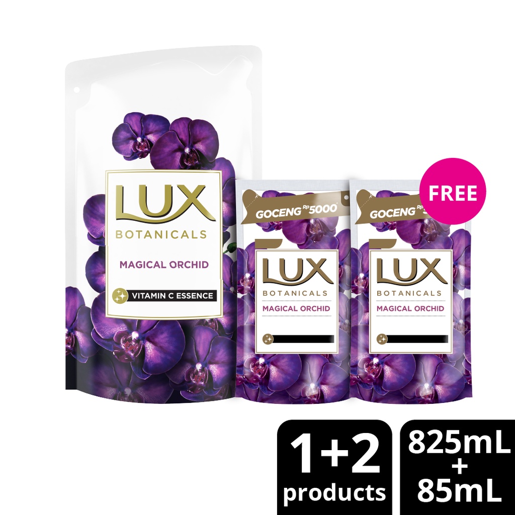 Jual Buy 1 Lux Magical Orchid 825ml FREE 2x Lux Magical Orchid 85ml | Shopee Indonesia