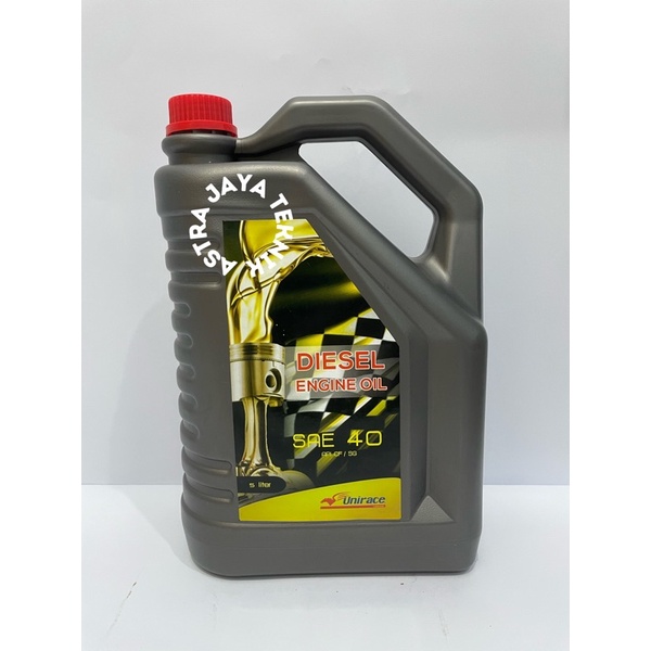 Jual Oli Mesin Diesel SAE 40 Unirace (5 Liter) | Shopee Indonesia