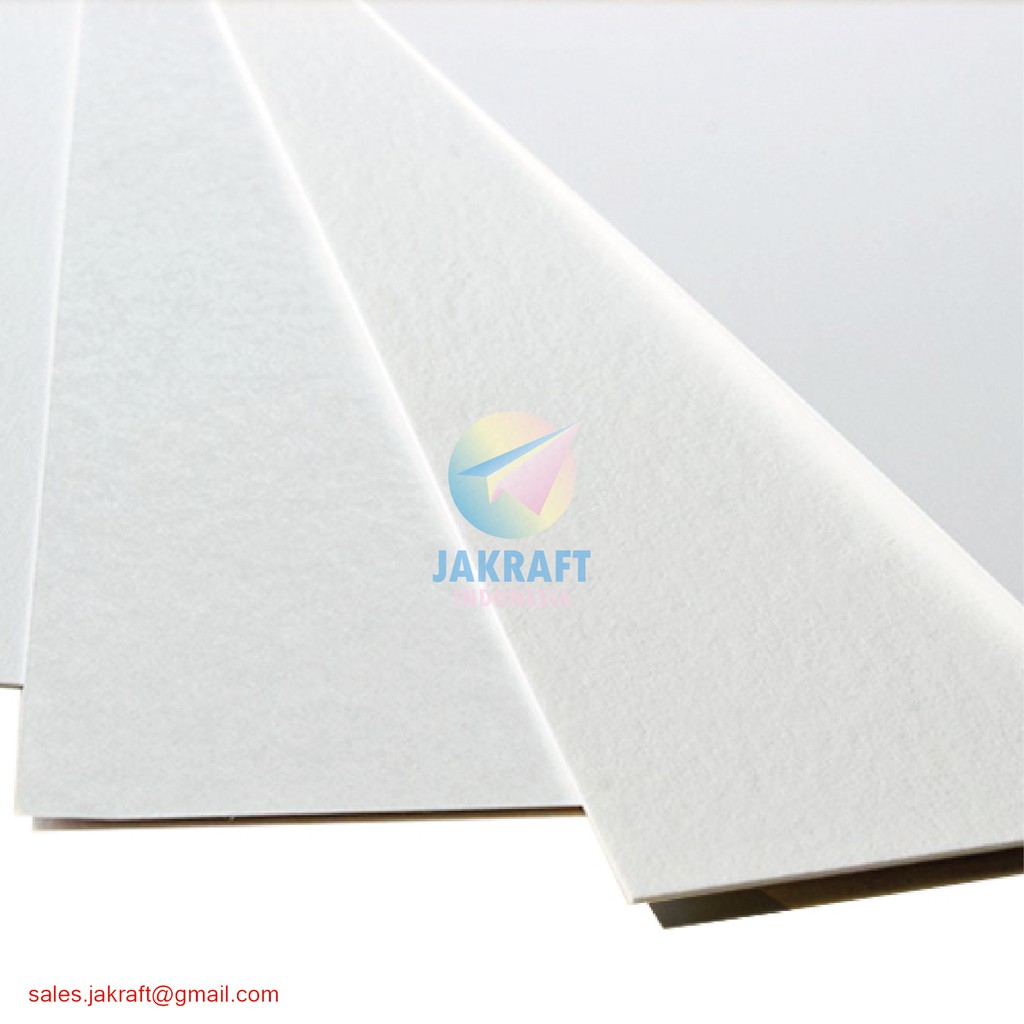 Jual (50 Lembar) Potongan 21 x 10 Cm Kertas Karton HVS BW 250 Gram Gsm ...