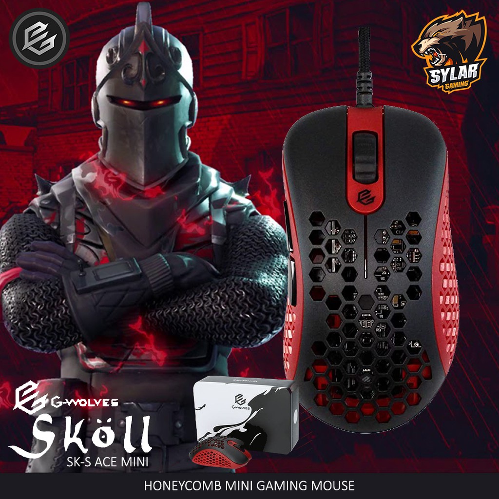 Jual G-Wolves Skoll Mini Ace Honeycomb RGB Gaming Mouse | Shopee Indonesia