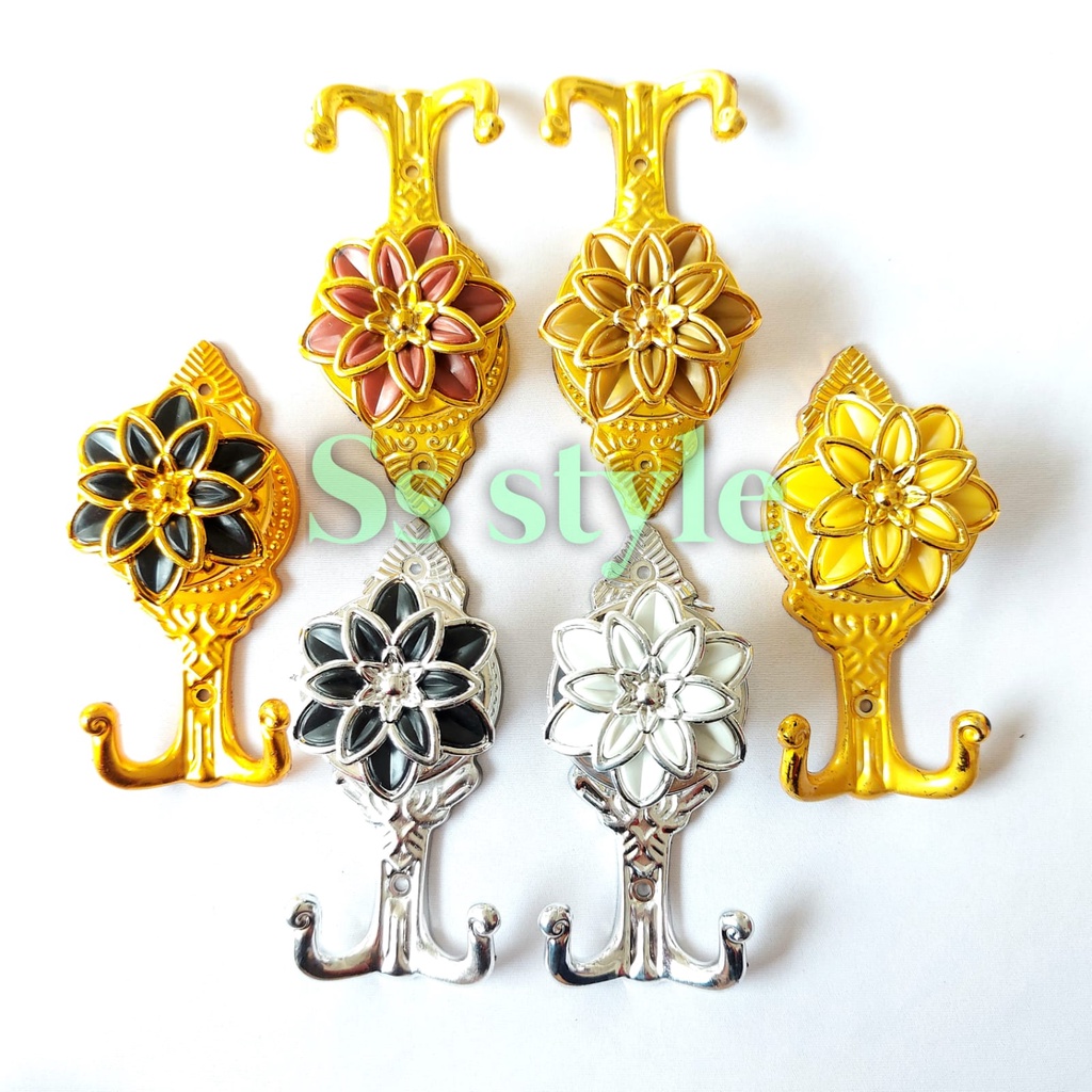 Jual (Plastik) Pengait Gordyn Hook Gorden Bunga Plastik Cantolan Tali ...