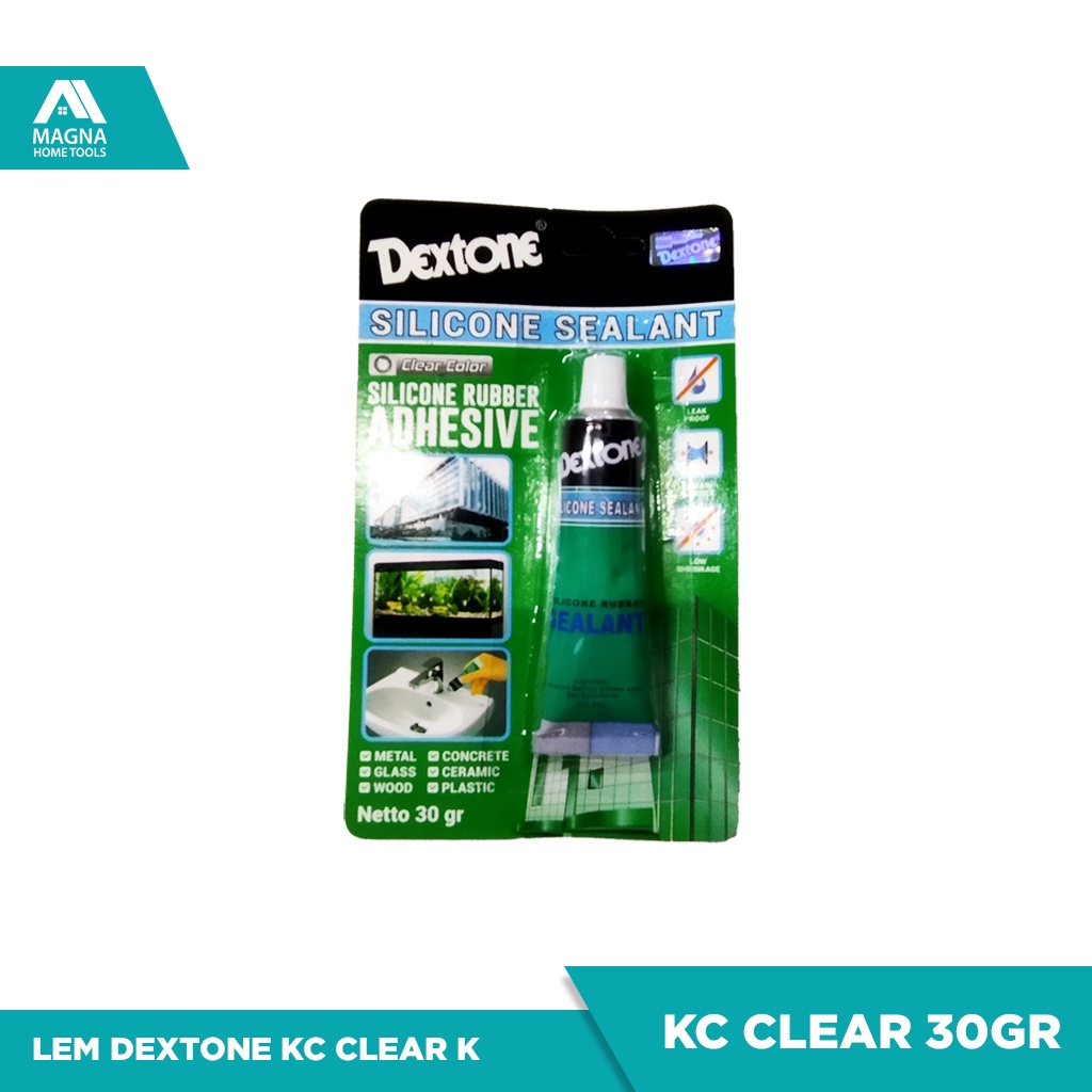 Jual LEM SEALENT/SILICONE KACA AQUARIUM BENING CLEAR DEXTONE 30GR | Shopee Indonesia