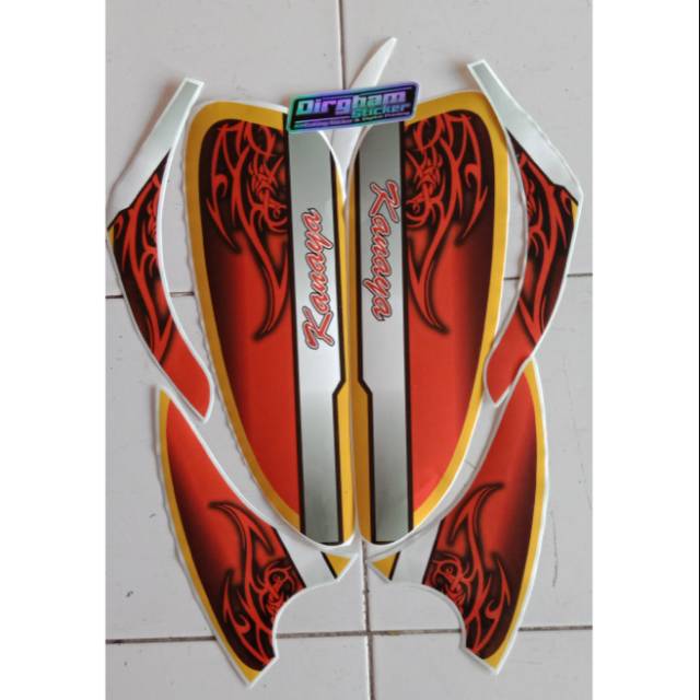 Jual Sticker Striping Custom Honda Cb 100 klasik | Shopee Indonesia
