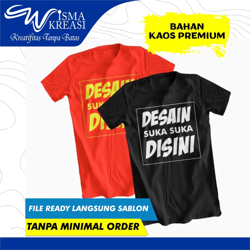 Jual Jual Kaos Sablon DTF Custom Satuan Bahan Catton Combed 20s 24S Murah Bekasi | Shopee Indonesia