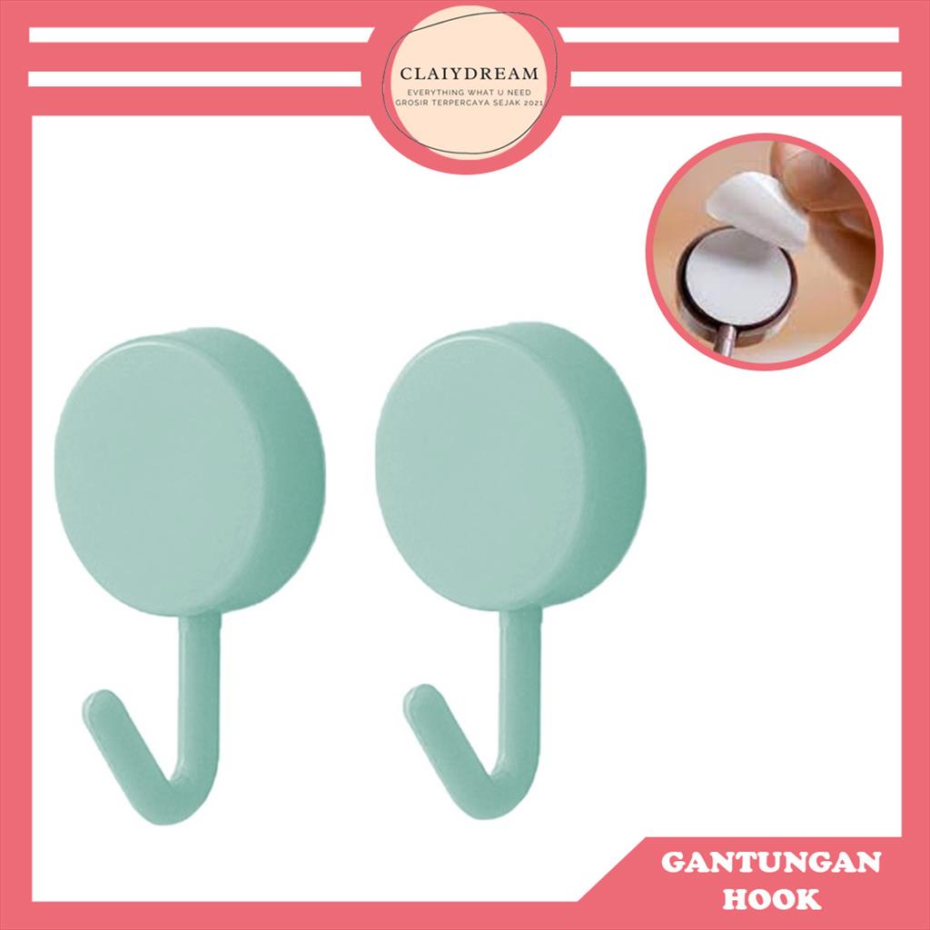 Jual Gantungan Tempel Dinding Bulat Gantungan Hook Tempel Kail ...