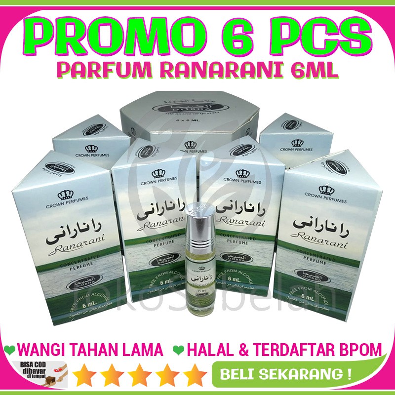 Jual PROMO 6Pcs (1Box) Parfum RANA RANI 6ml Dobha BPOM Original ...
