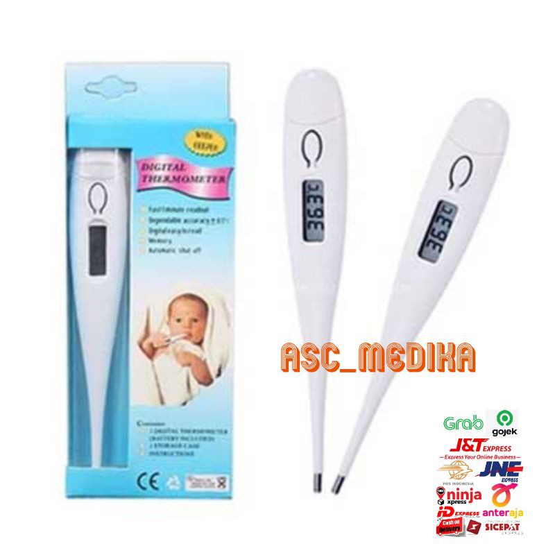 Jual Thermometer Digital Axila / Temometer Digital Ketiak | Shopee ...