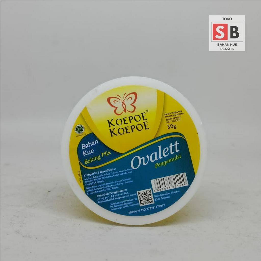 Jual KOEPOE OVALET KECIL 30GR/BAHAN KUE | Shopee Indonesia