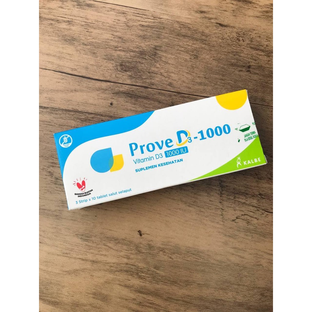 Jual Prove D3-1000 IU 30 Tablet - Vitamin D3 | Shopee Indonesia