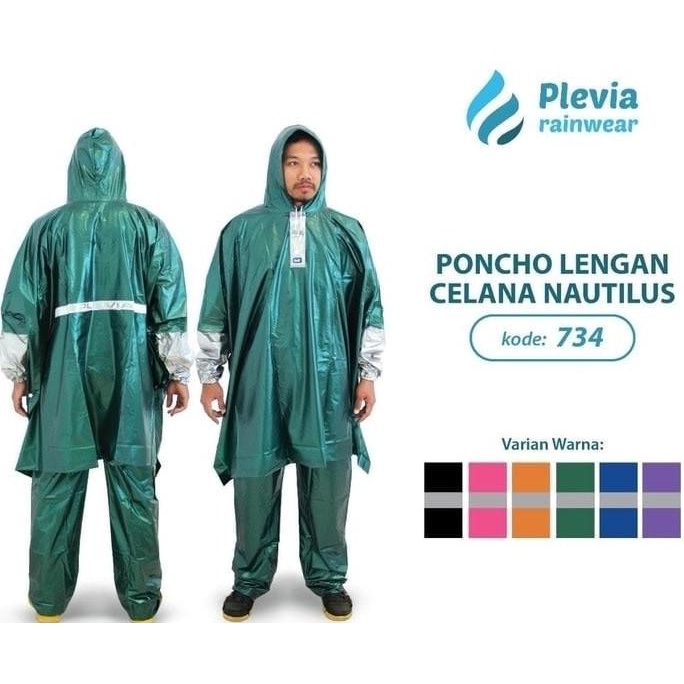Jual Jas Hujan Poncho Lengan Celana Plevia Nautilus 734 Batman Ponco ...