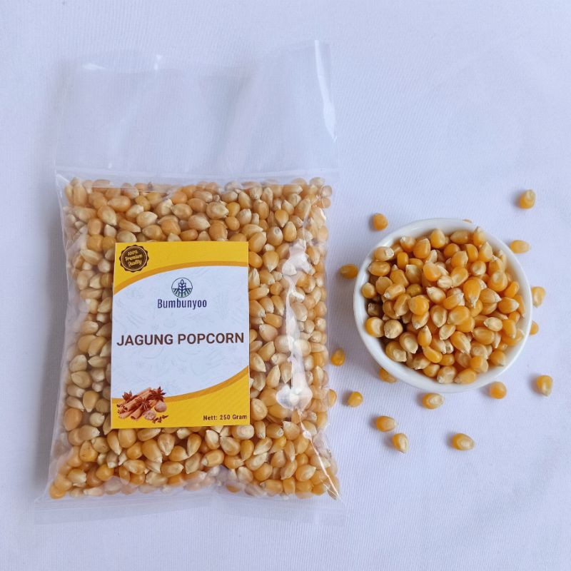 Jual Jagung Popcorn | 250 gram | Jagung Kualitas Terbaik (Premium ...