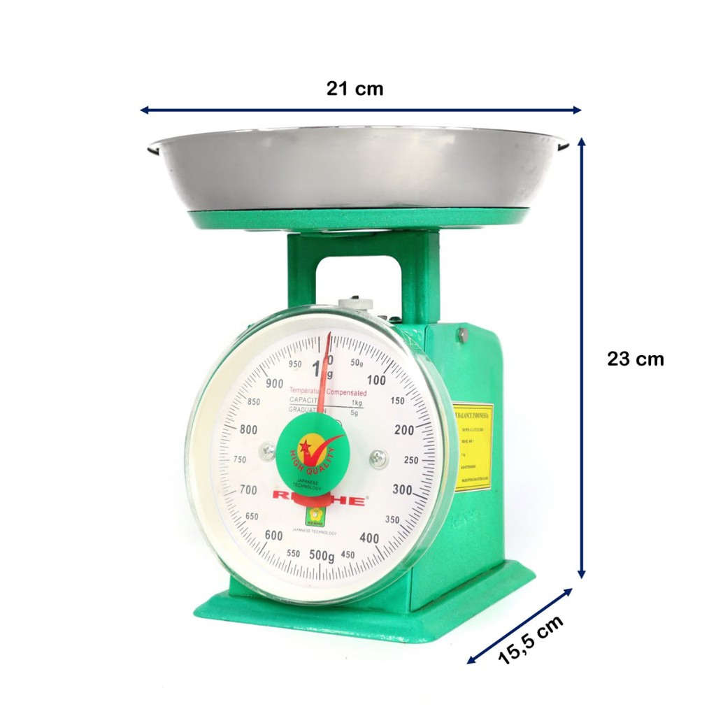 Jual Timbangan Duduk Jarum Manual RENHE 1 KG | Shopee Indonesia