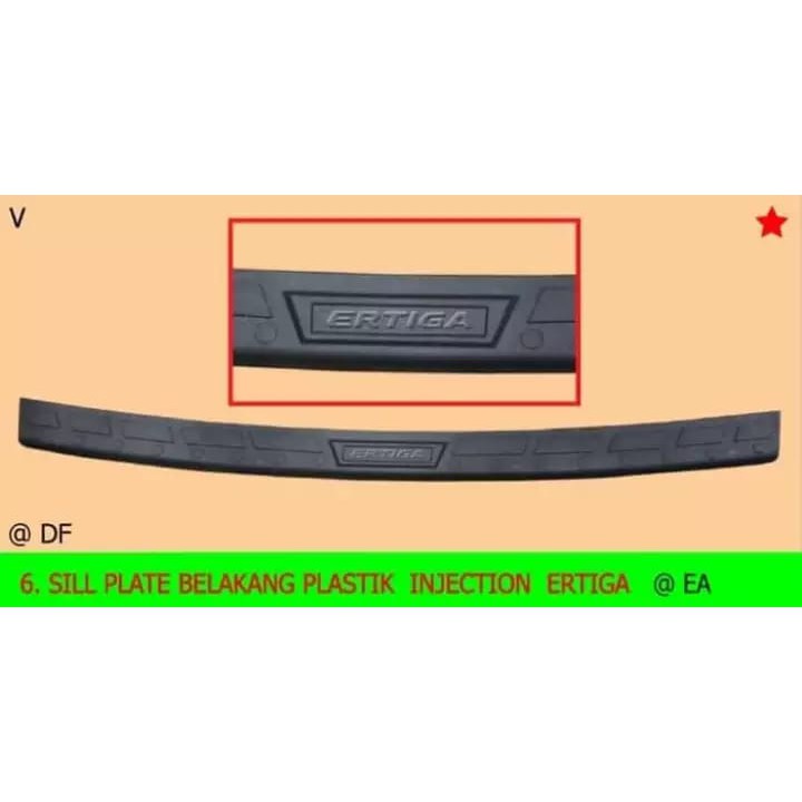 Jual SPEL - SUZUKI ERTIGA SILL PLATE BELAKANG ERTIGA LAMA SILL PLET ...