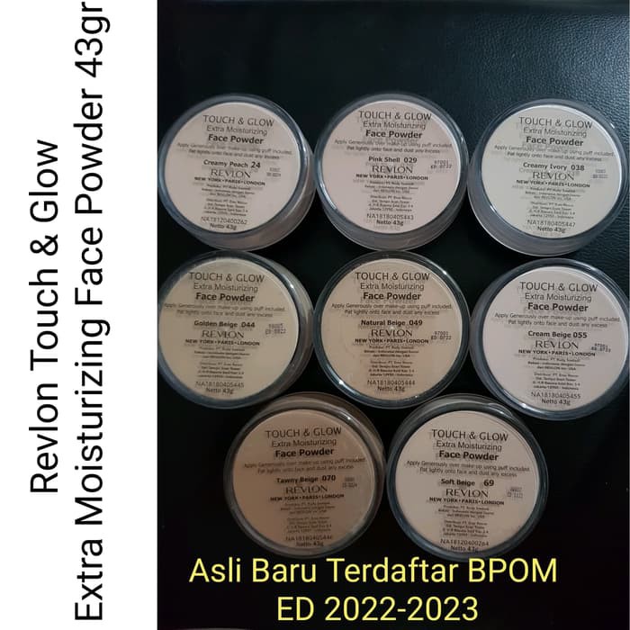 Jual Revlon Touch & Glow Extra Moisturizing Face Powder 43G | Shopee ...