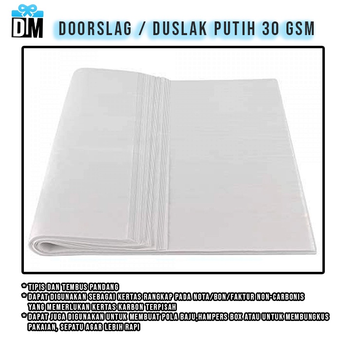 Jual Kertas Doorslag Duslak Pembungkus Sepatu Hampers Box Bon Doorslag ...