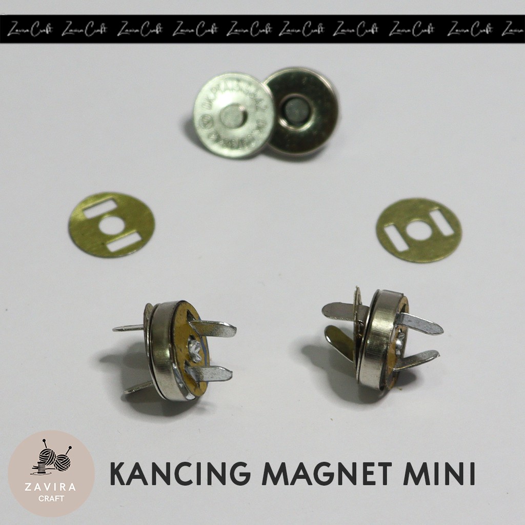 Jual KANCING MAGNET NIKEL / SILVER MINI DIAMETER 1,3 CM | Shopee Indonesia