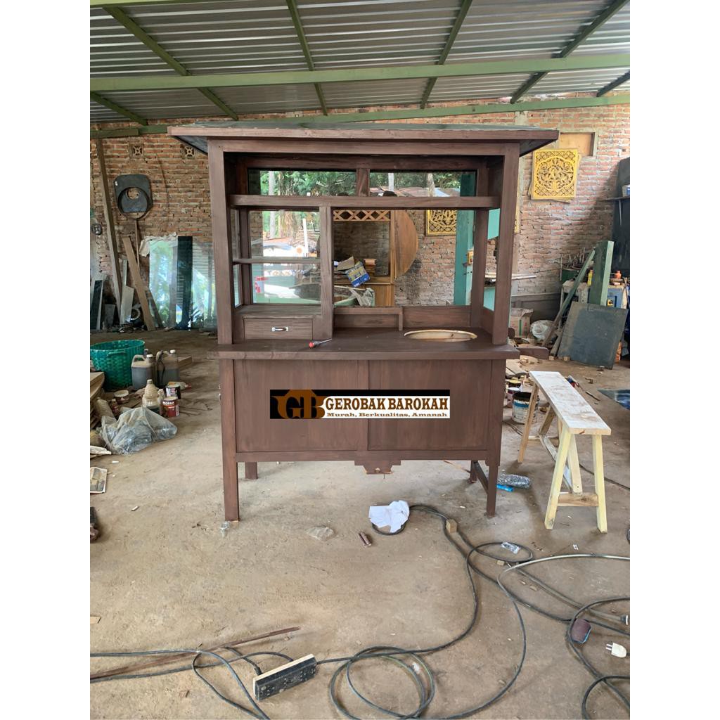 Jual Gerobak Bakso / Gerobak Bakso Dorong / Rombong Bakso | Shopee ...