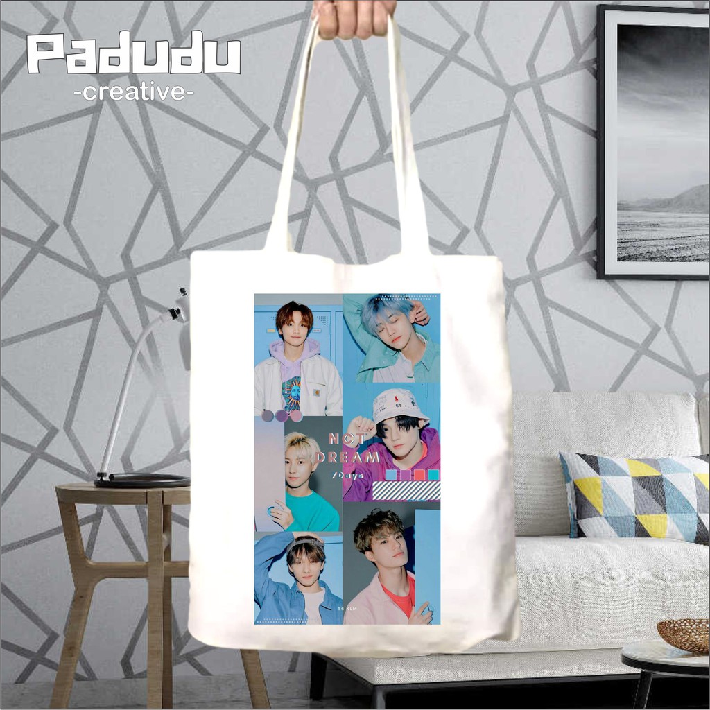 Jual RESLETING -TOTEBAG NCT Dream Days KANVAS DRILL ORIGINAL PADUDU ...
