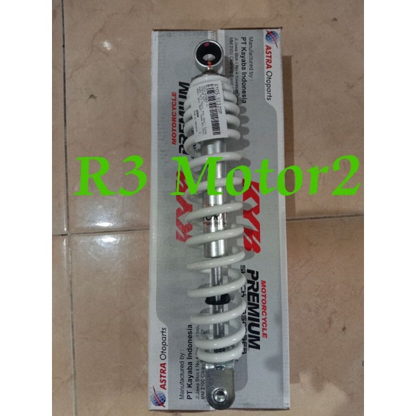 Jual SHOCKBREAKER KAYABA/KYB PREMIUM KYOS-51120 (Putih) belakang untuk motor matic all mio / mio ...