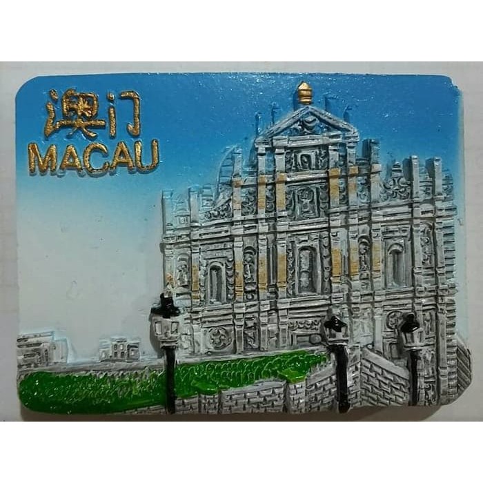 Jual Mantul magnet tempelan kulkas souvenir negara macao macau hk ...