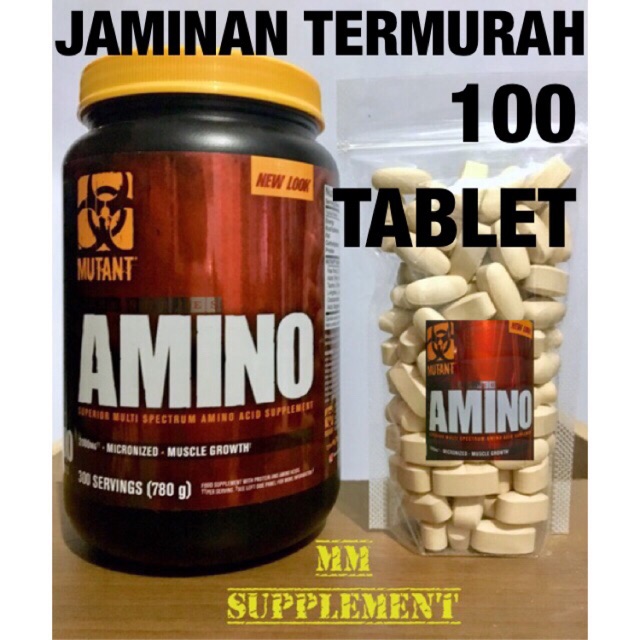 Jual Amino Mutant 100 Tablet | Shopee Indonesia
