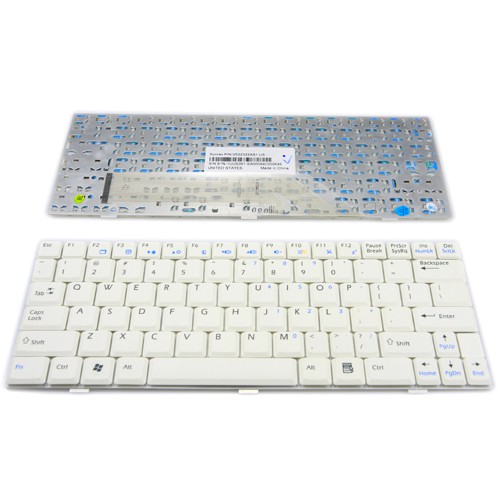 Jual Keyboard MSI U90 U100 = AXIOO DJM - WHITE | Shopee Indonesia