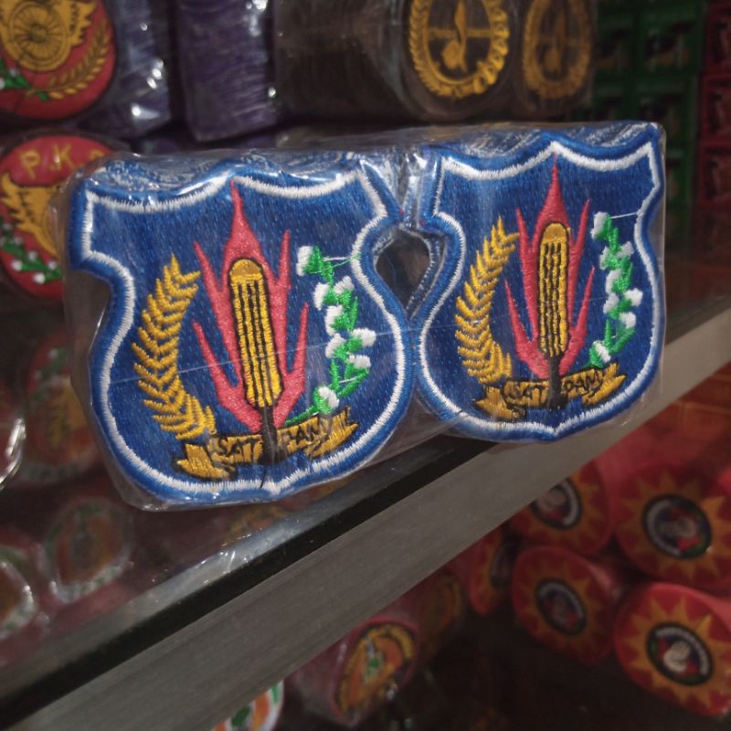 Jual Badge Satpam full Bordir 100 biji real pic | Shopee Indonesia