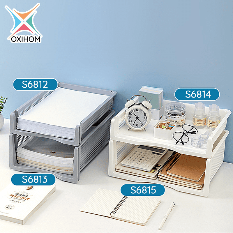 Jual Oxihom Rak Susun Rak Dokumen Kertas Stationary Plastik Stackable ...