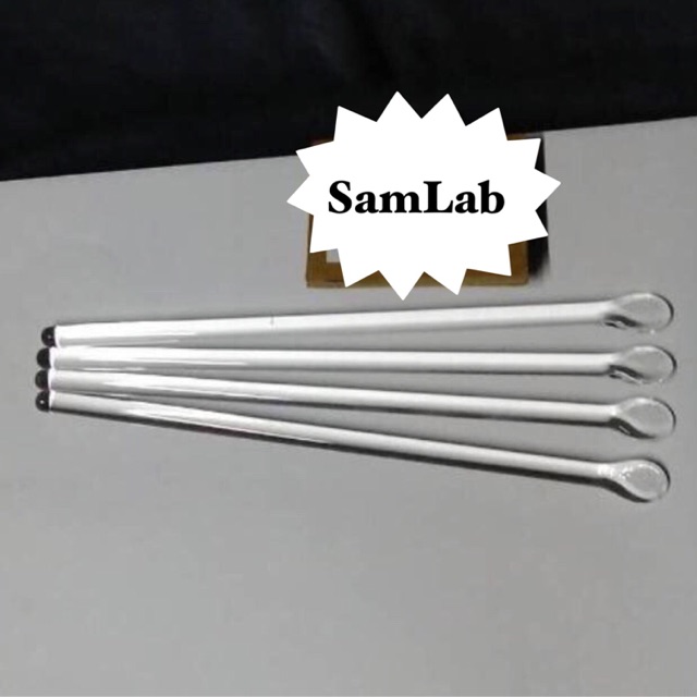 Jual 10 Buah Batang Pengaduk Kaca / Batang Pengaduk kaca 20 cm / Batang ...