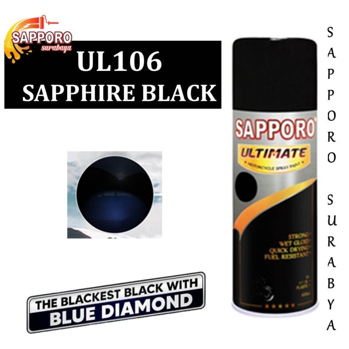 Jual Sapporo Ultimate UL106 Sapphire Black | Shopee Indonesia