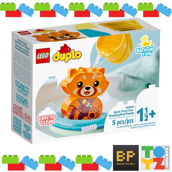Jual LEGO 10964 DUPLO Bath Time Fun Floating Red Panda | Shopee Indonesia